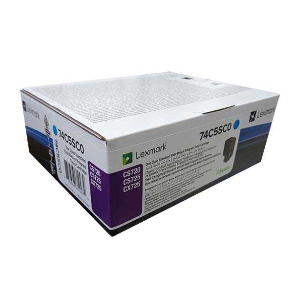 Lexmark CS720-74C5SC0 Mavi Orjinal Toner Lexmark Orjinal Tonerler ...
