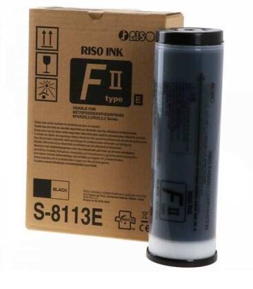 Riso S-8113E Siyah Orjinal Mürekkep